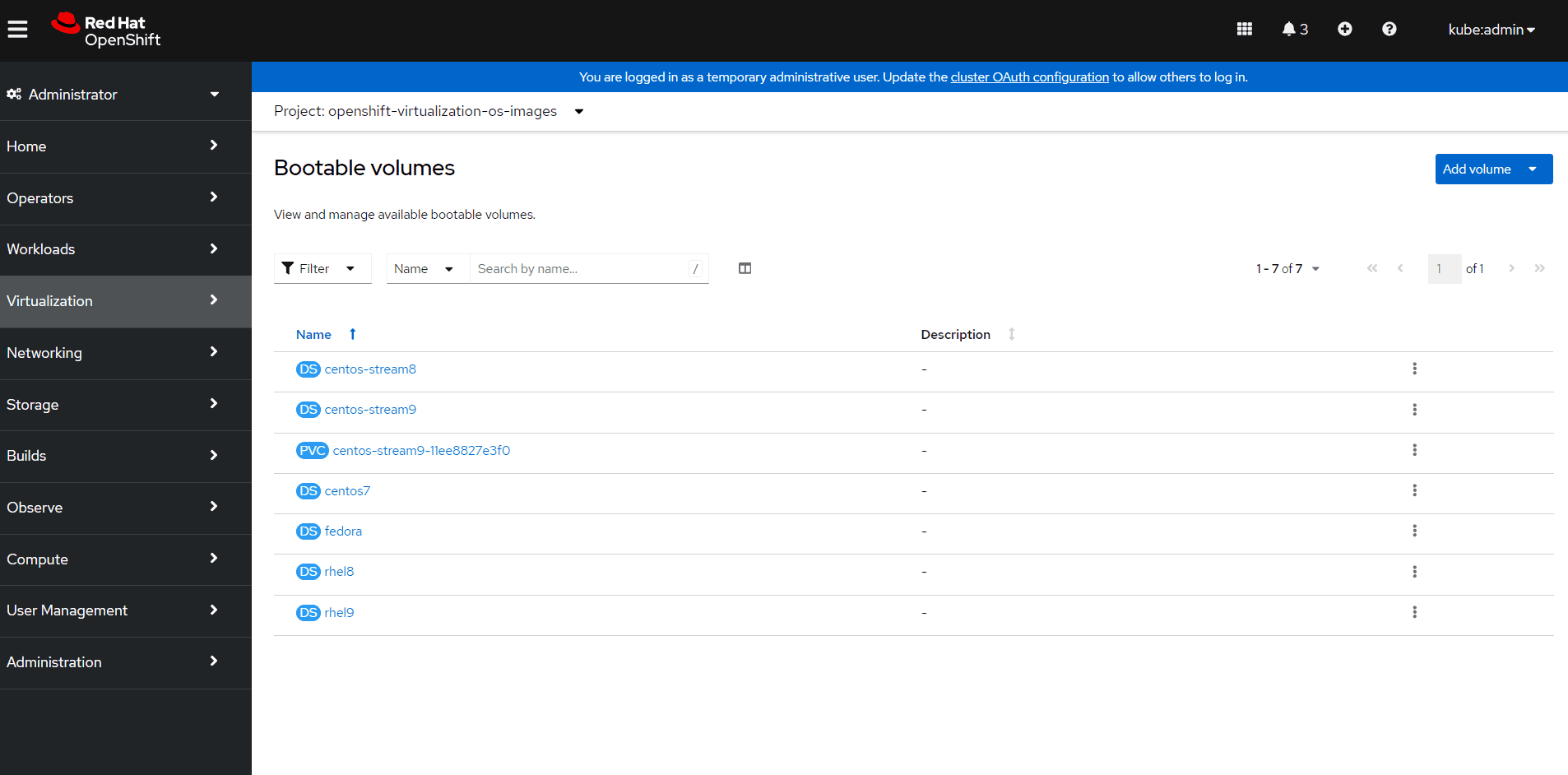 OpenShift Virtualization Lab Build