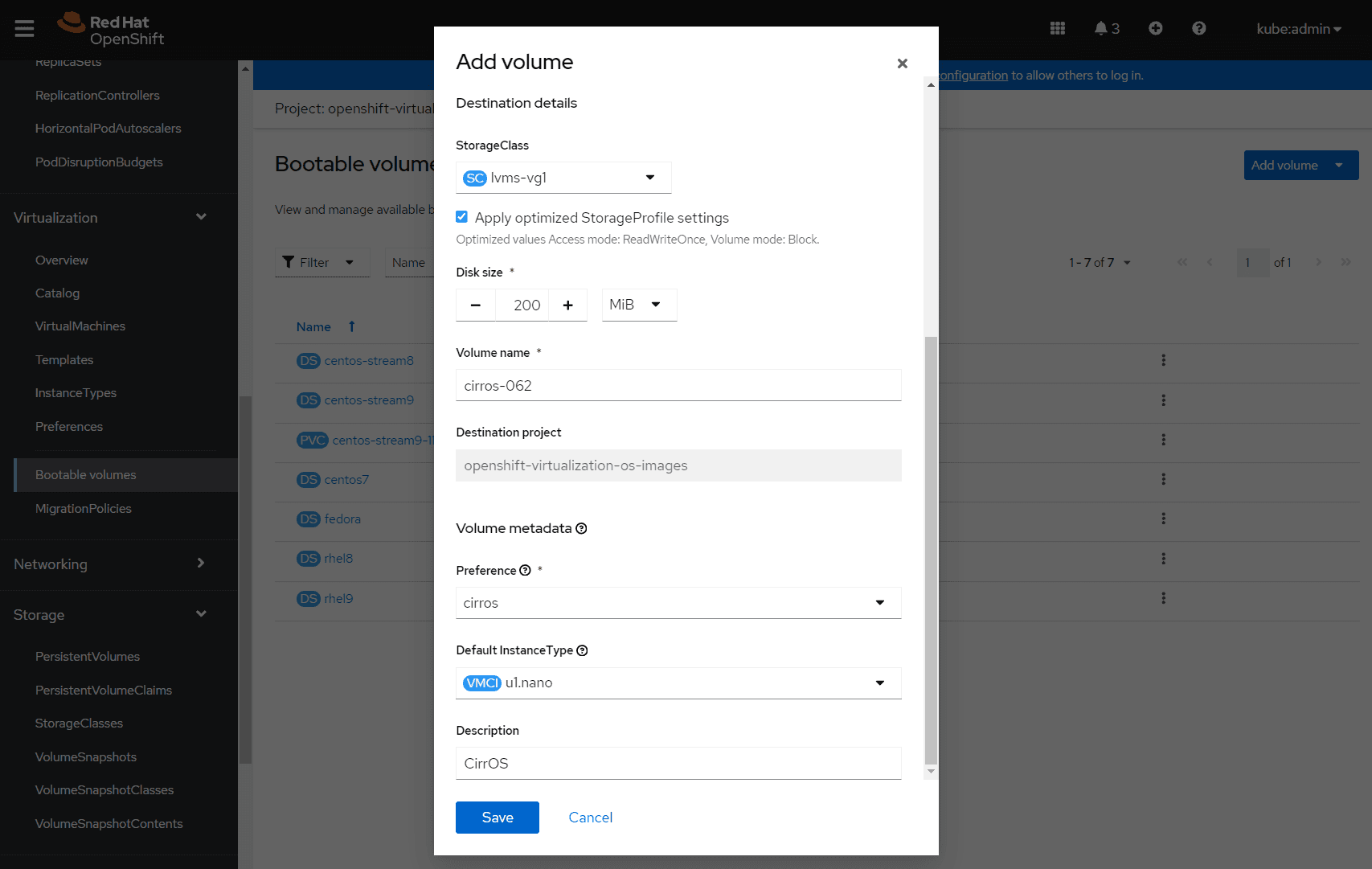 OpenShift Virtualization Lab Build