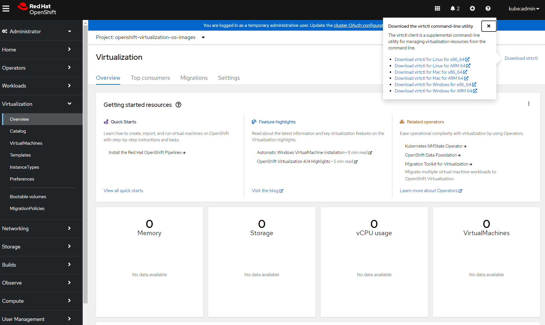 OpenShift Virtualization Lab Build